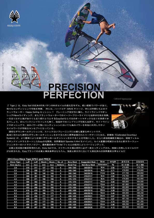 2013 TIGER - EzzySails-japan