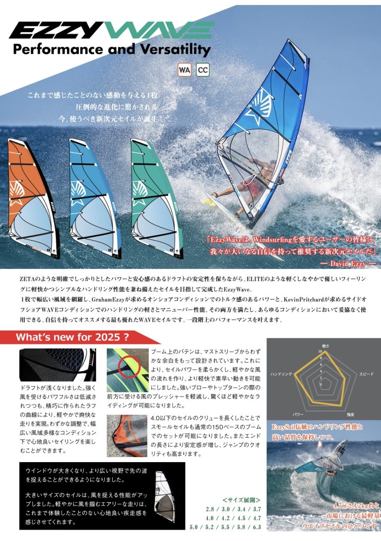 2025 Ezzy Sail【カタログ】 - EzzySails-japan
